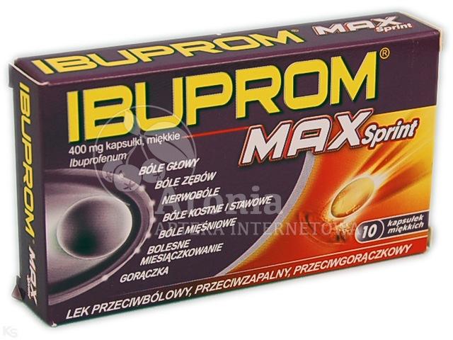 Ibuprom MAX Sprint x 10 kaps. w Apteka Aronia